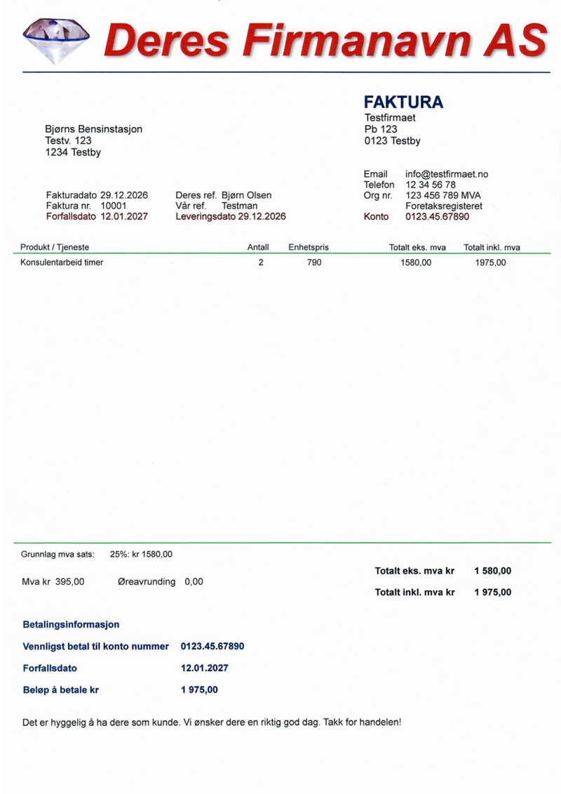 LettFaktura - Fakturaprogram som er lett å bruke